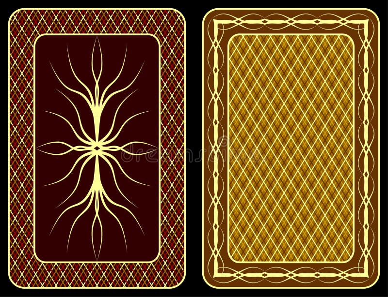 Playing card design. stock vector. Illustration of abstract - 20338310