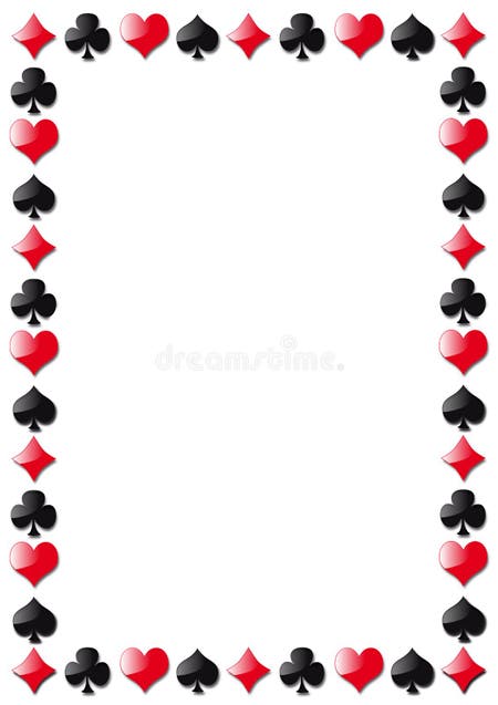 Playing Cards Border Stock Illustrations – 526 Playing Cards Border ...