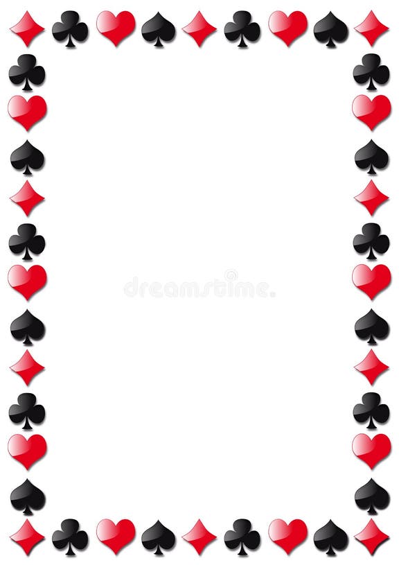 Playing Cards Border Stock Illustrations – 581 Playing Cards Border ...