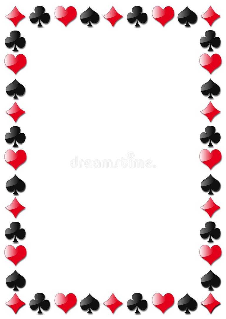Playing Cards Border Stock Illustrations – 581 Playing Cards Border ...