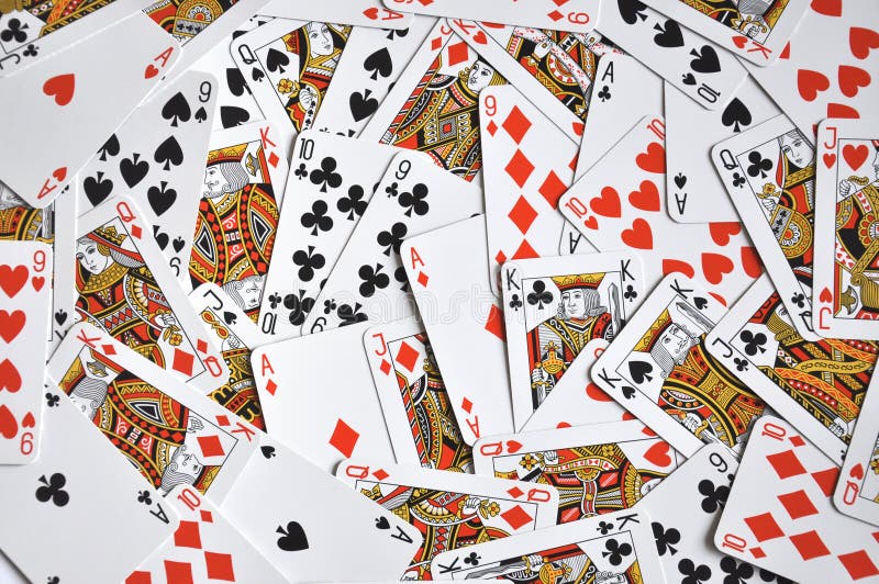 Playing cards stock photo. Image of leaf, rose, play, card - 2268104