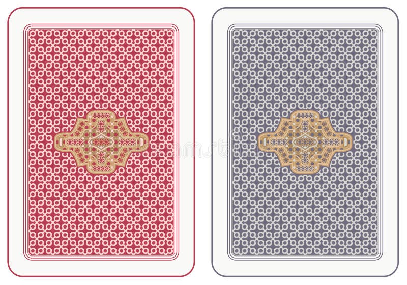 Playing cards back stock vector. Illustration of card - 12102945