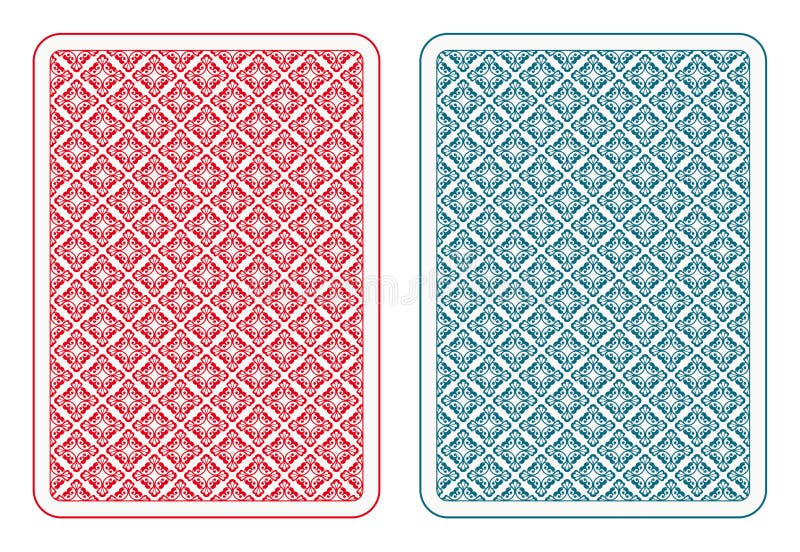 Playing Cards Back Side Stock Illustrations – 528 Playing Cards Back ...
