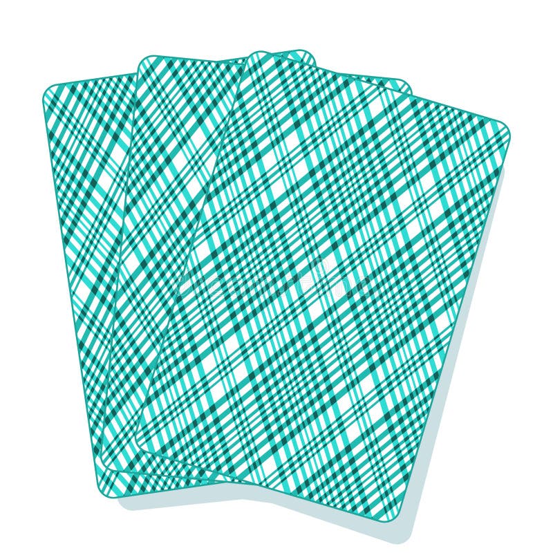 Playing cards back side stock vector. Illustration of casino - 262289436