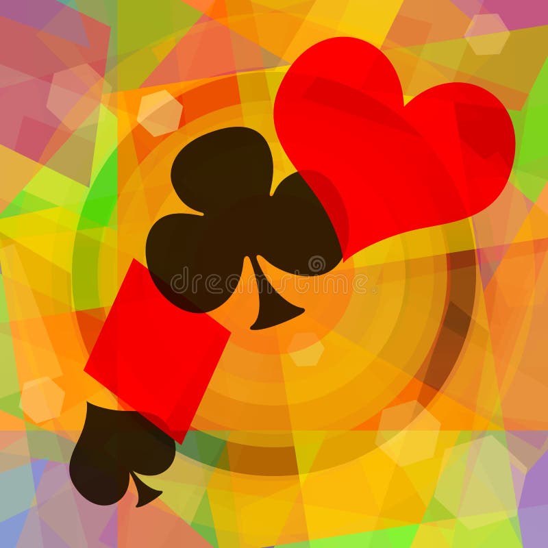 Playing cards background stock illustration. Illustration of concept ...