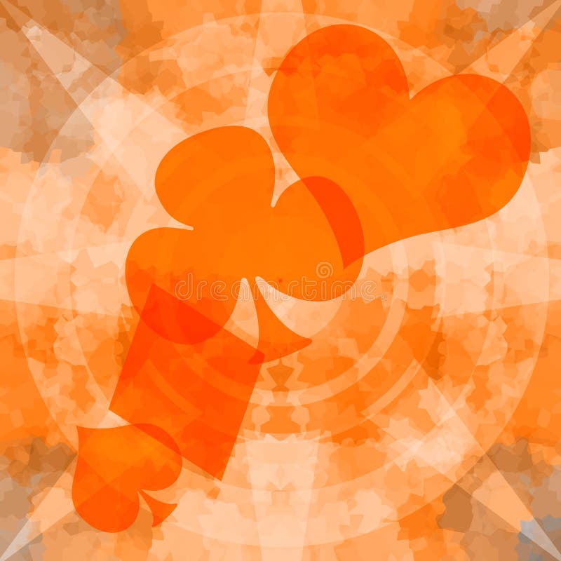 Set of Four Aces Playing Cards Suits. Playing Cards Isolated on ...