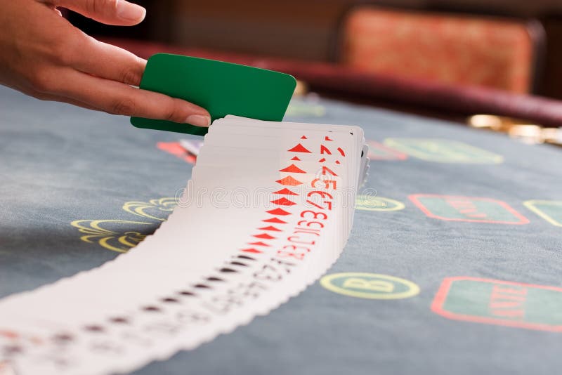 Playing Cards on Casino Table Stock Image - Image of clubs, order: 4086609