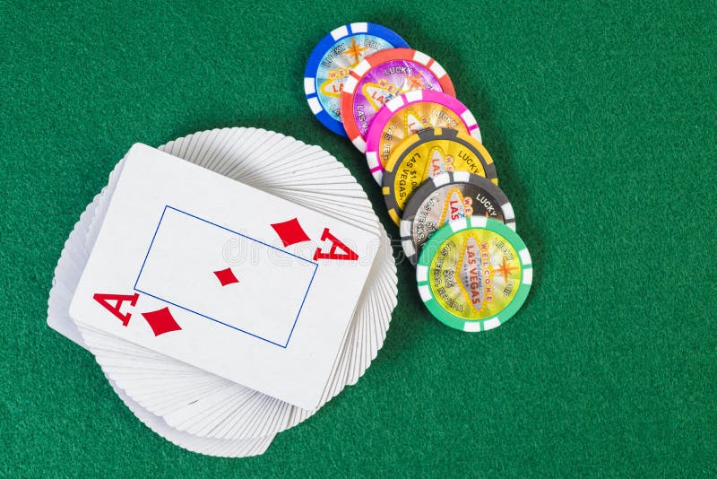 Playing cards and chips stock image. Image of luck, cards - 51468029