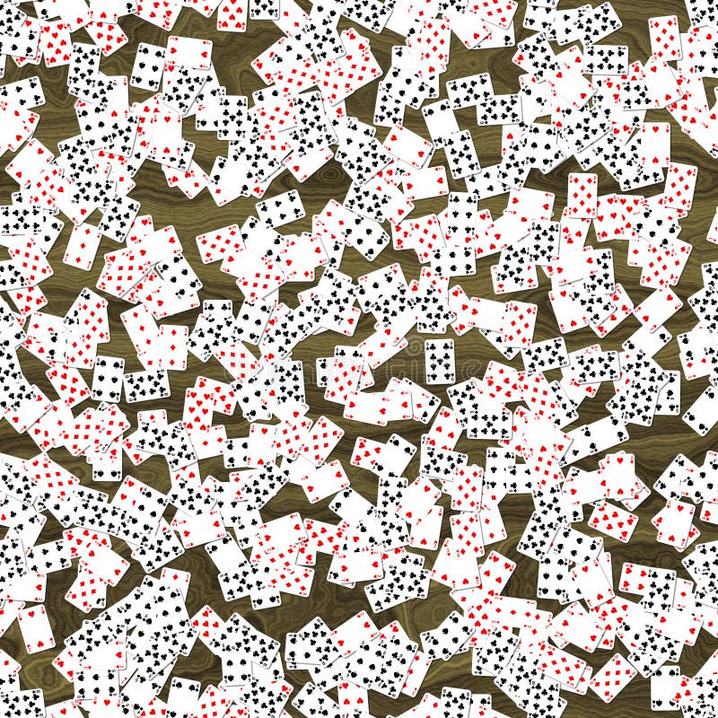Playing Card Set Generated Hires Texture Stock Illustration ...