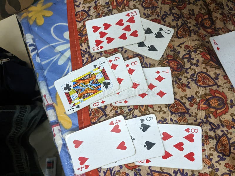 Playing Cards of Different Numbers and Games Stock Image - Image of ...