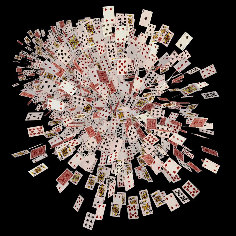 Flying Playing Cards Deck Stock Illustrations – 73 Flying Playing Cards ...