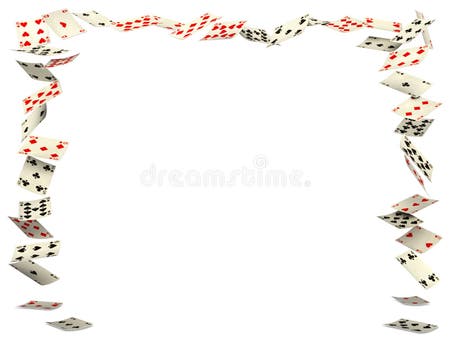 Playing cards frame stock illustration. Illustration of game - 28689913