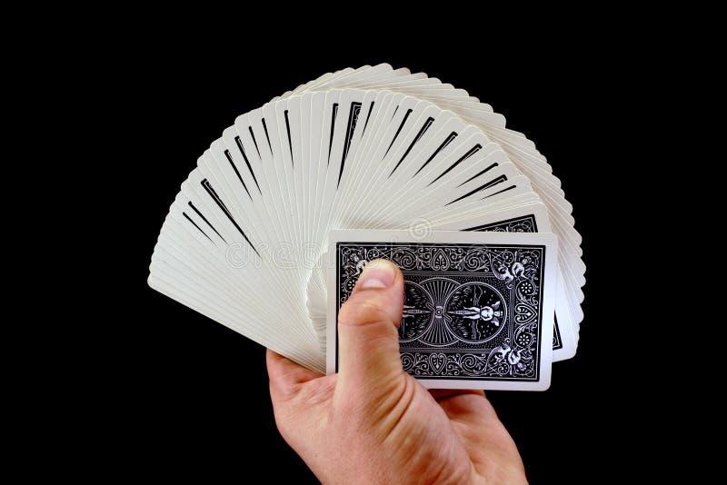 Playing cards in hand stock photo. Image of pick, cards - 18914674