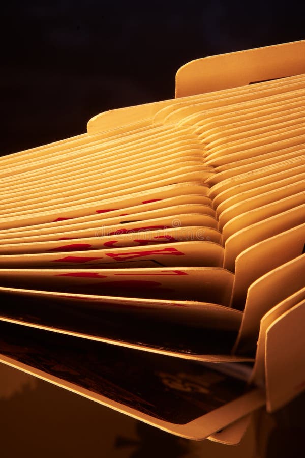 Playing Cards in a Near Perfect Shuffle Stock Image - Image of ...