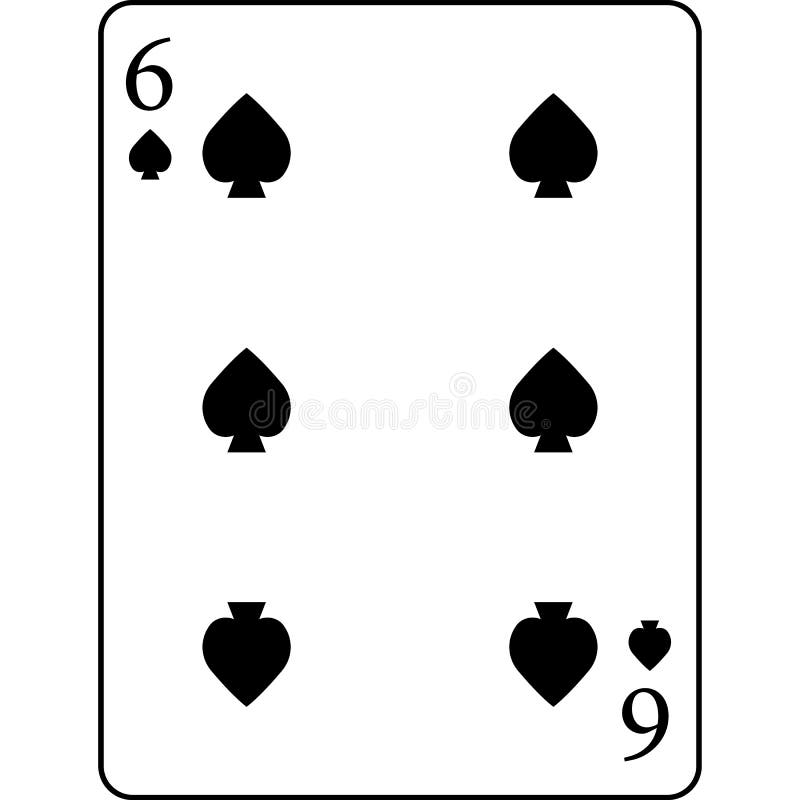 Peaks Six. a Deck of Poker Cards Stock Vector - Illustration of peak ...