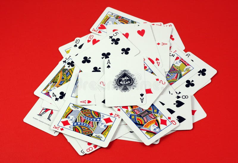 Playing cards pile stock image. Image of lucky, pile, suits - 4539051