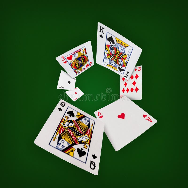 Playing cards poker casino stock illustration. Illustration of casino ...