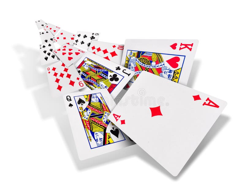 Playing cards poker casino stock illustration. Illustration of casino ...