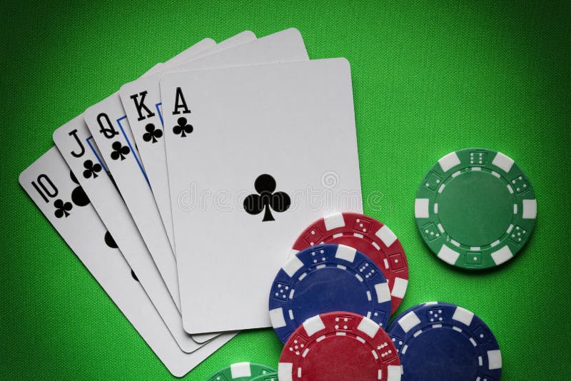 Playing Cards and Poker Chips Stock Photo - Image of card, gamble: 78070690