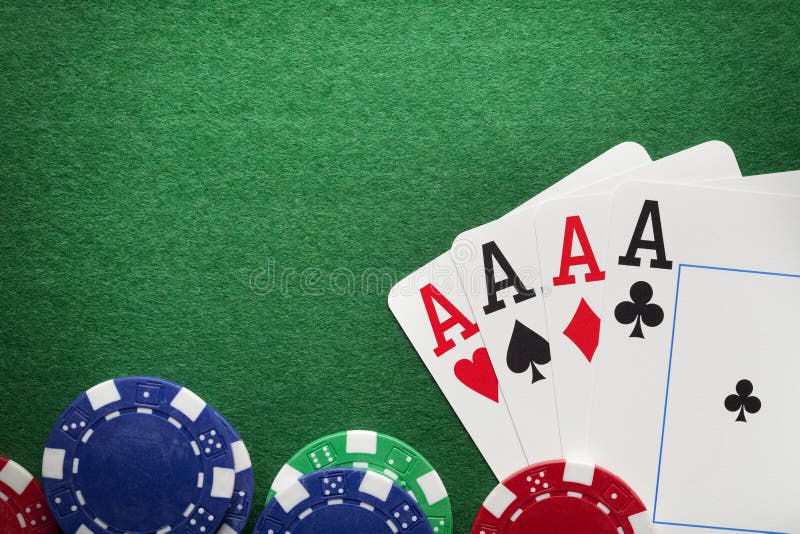 Playing cards, poker chips stock image. Image of game - 80316051