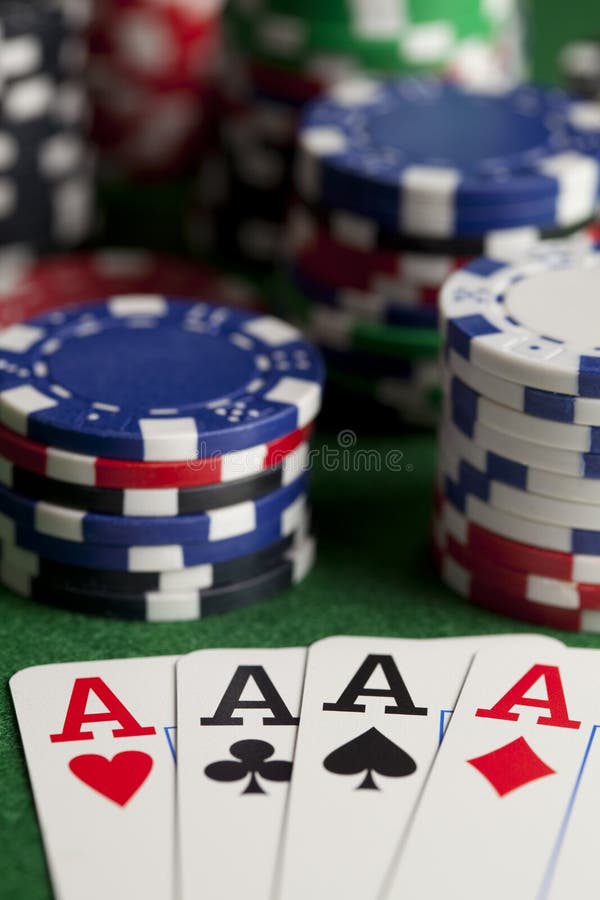 Playing Cards and Poker Chips Stock Image - Image of wager, game: 80316155