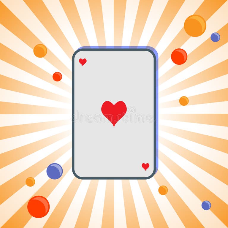 Red Rays Playing Card Background Stock Illustrations – 40 Red Rays ...