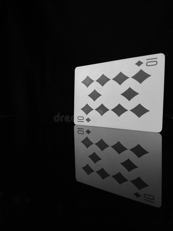 Playing cards reflection stock photo. Image of prairie - 178712598