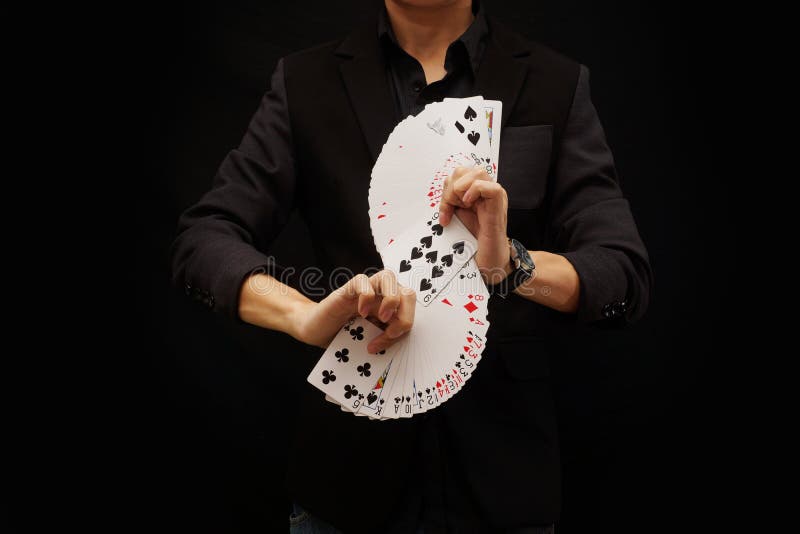 Playing cards, S Fan stock photo. Image of magic, people - 55458556