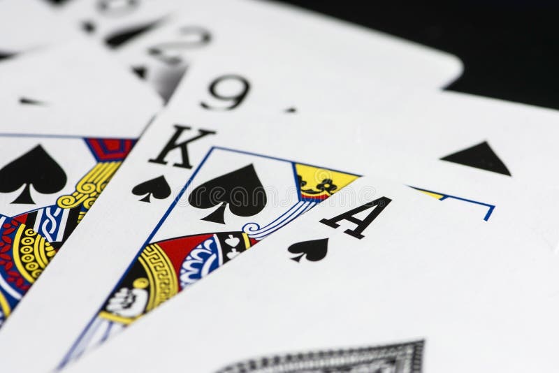 Playing cards stock image. Image of texas, hand, gamble - 80995905