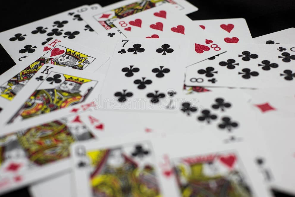 Playing Cards stock image. Image of spades, splatter - 99477377