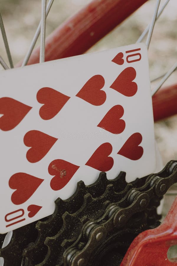 Playing Cards on the Street. Poker Concept Stock Photo - Image of ...