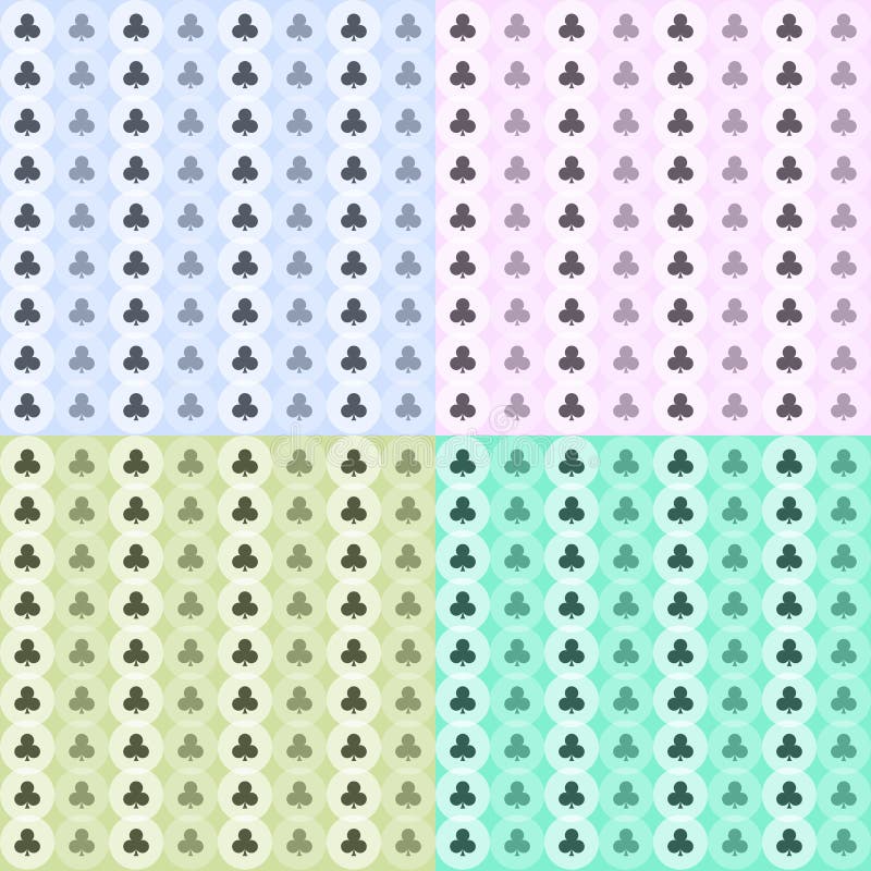 Playing Cards Suits Pattern Background 3 Vector EPS10, Great for Any ...