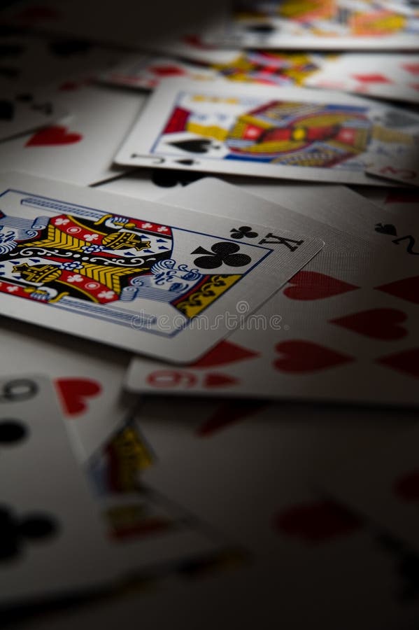 Playing Cards on Table stock photo. Image of rich, vibrant - 5308620