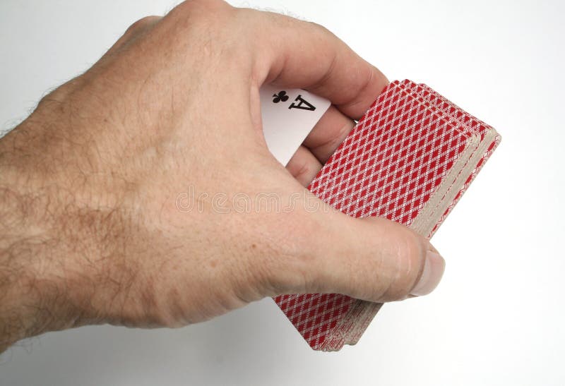 Playing Cards Tricks Focuses Stock Image - Image of interior, lucky ...