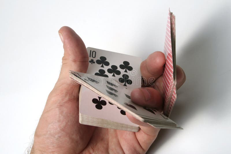 Playing Cards Tricks Focuses Stock Photo - Image of interior, casino ...