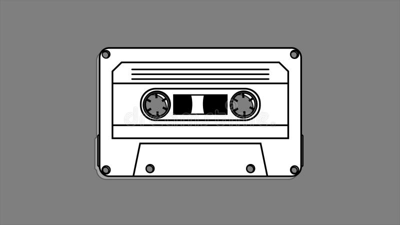 Loop Tape Casette Music Animation 10_1 Stock Video - Video of sound ...
