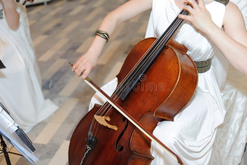 Beautiful cello player stock photo. Image of woman, female - 35171638