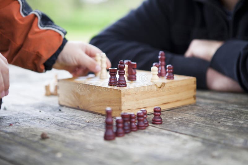 Playing checkers stock photo. Image of educe, hand, child - 26651920