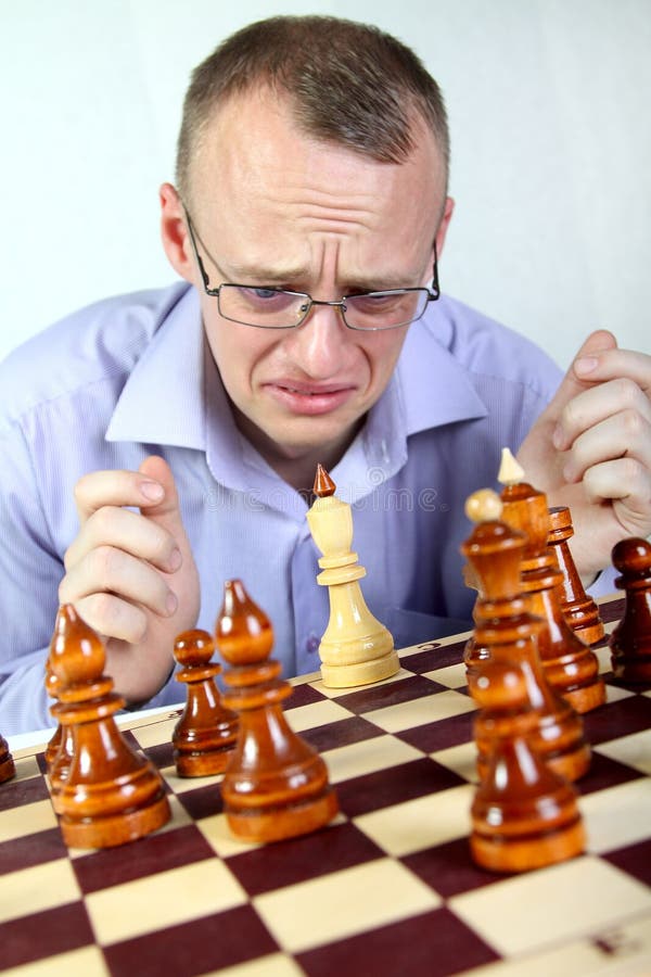 Playing chess stock image. Image of play, chess, king - 38308021