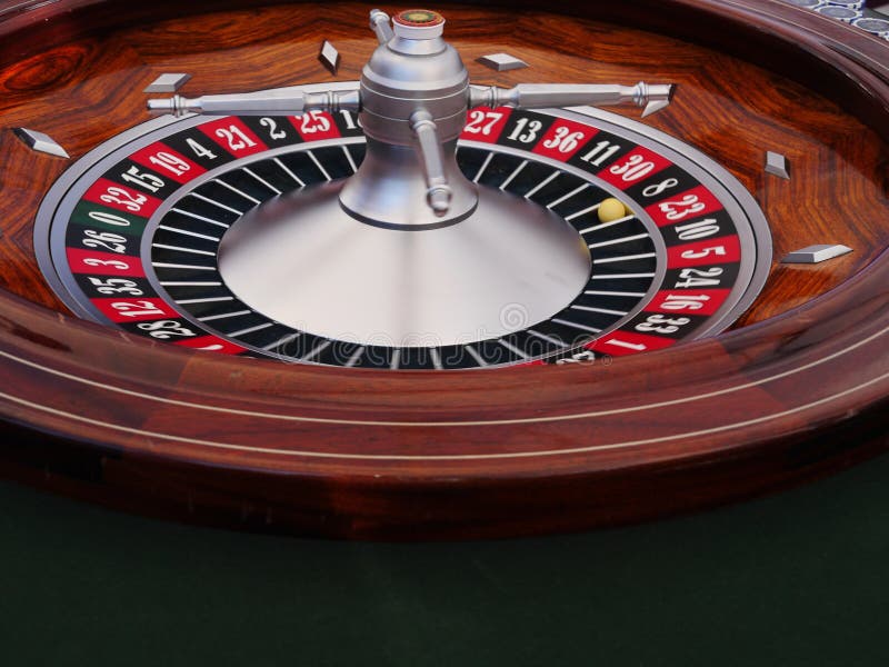 Playing with Chips at a Roulette Table Stock Photo - Image of number ...
