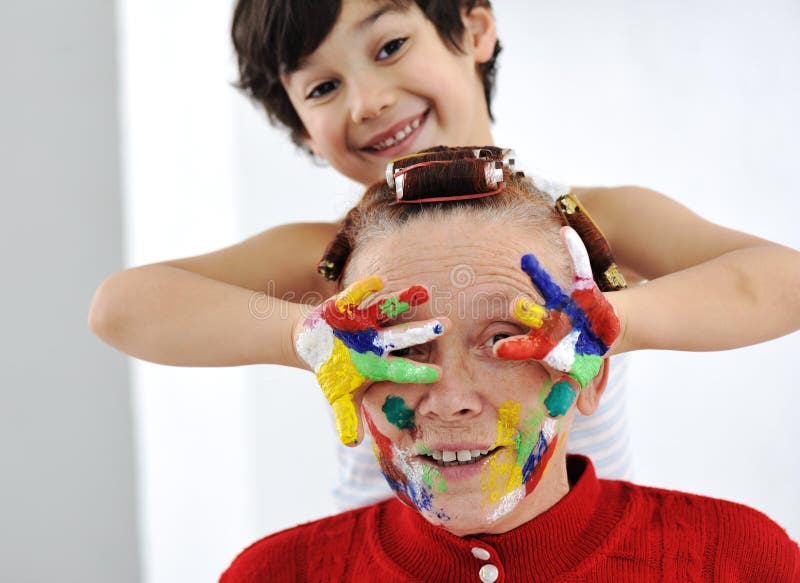 Playing with Colors at Home, Stock Photo - Image of people, bright ...