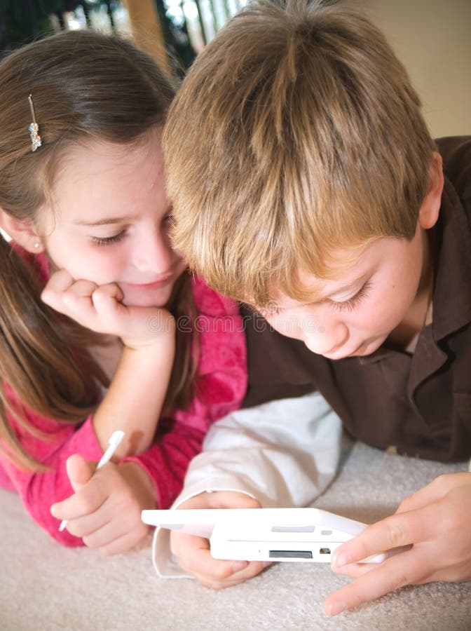Playing a computer game stock photo. Image of concentrating - 3696532