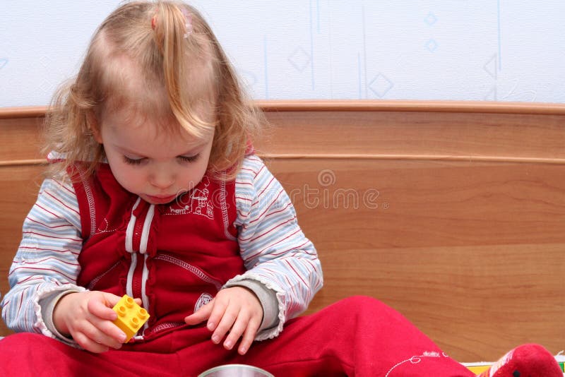 Playing with cube blocks stock image. Image of block, babies - 1873483