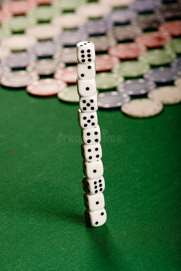 Playing cubes stock photo. Image of play, gambling, vegas - 13119714
