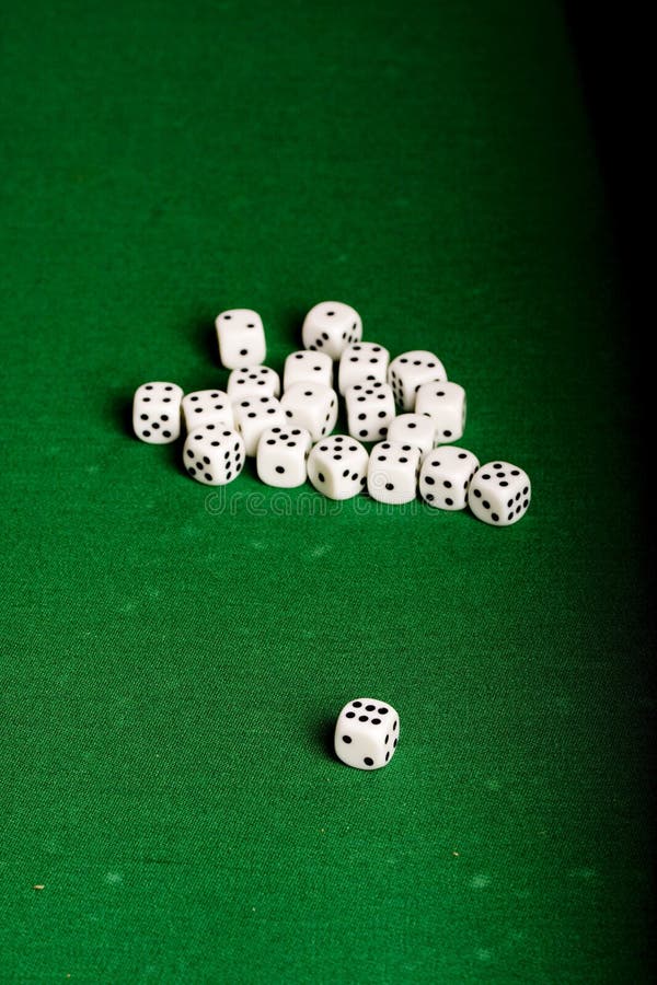 Playing cubes stock image. Image of cube, poker, gambling - 13367627