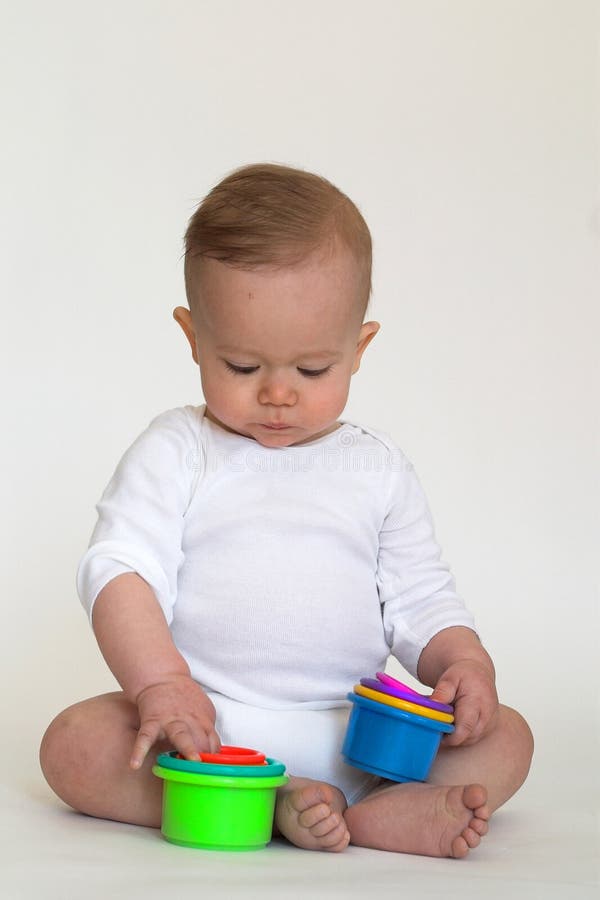 Playing with Cups stock photo. Image of rosy, color, fresh - 2456344