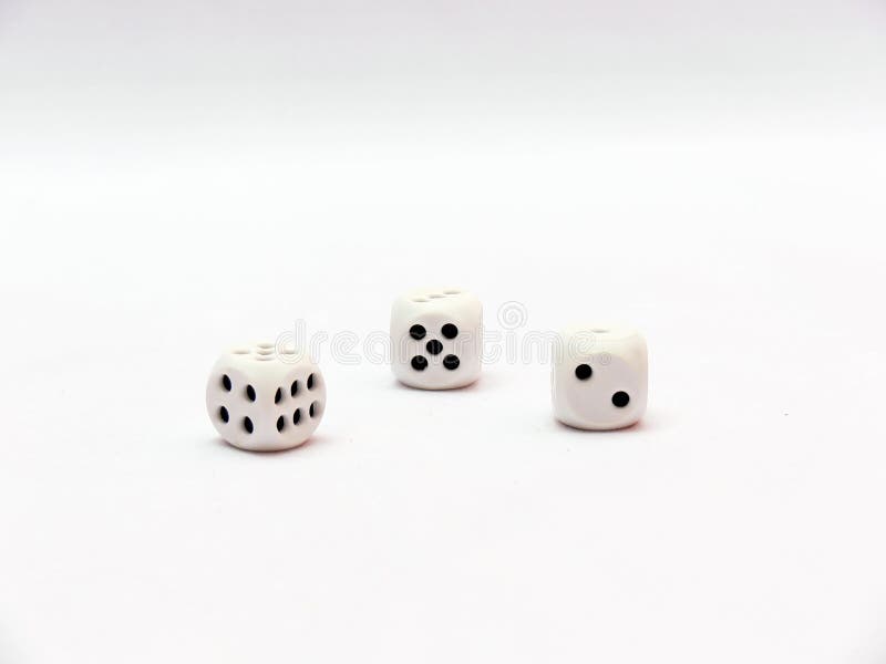 Top View of Two White Dices Stock Image - Image of dice, chance: 137111919