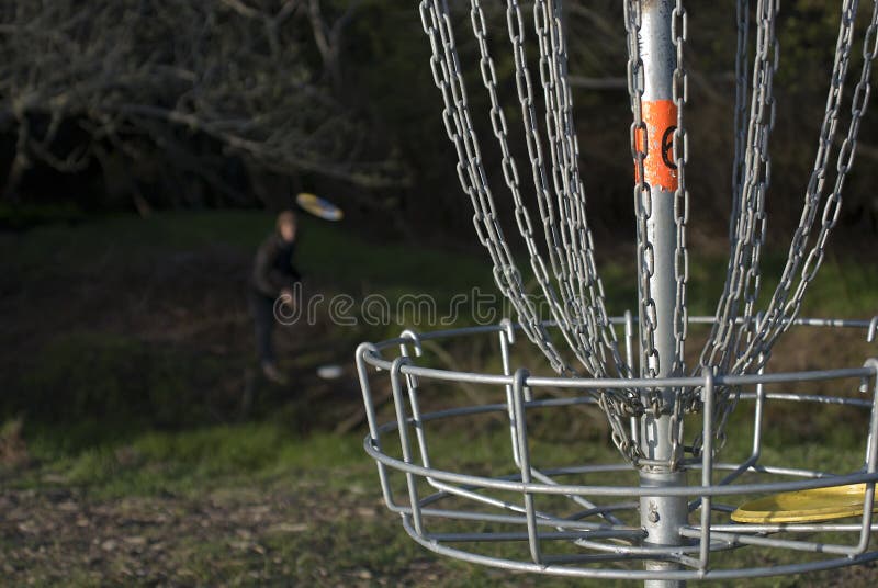 Playing Disc Golf 2 stock image. Image of recreation, curve - 2072969