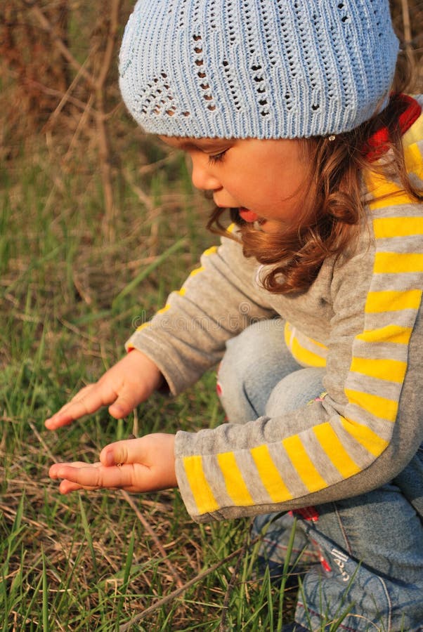 Playing in early spring stock image. Image of child, carefree - 13942035