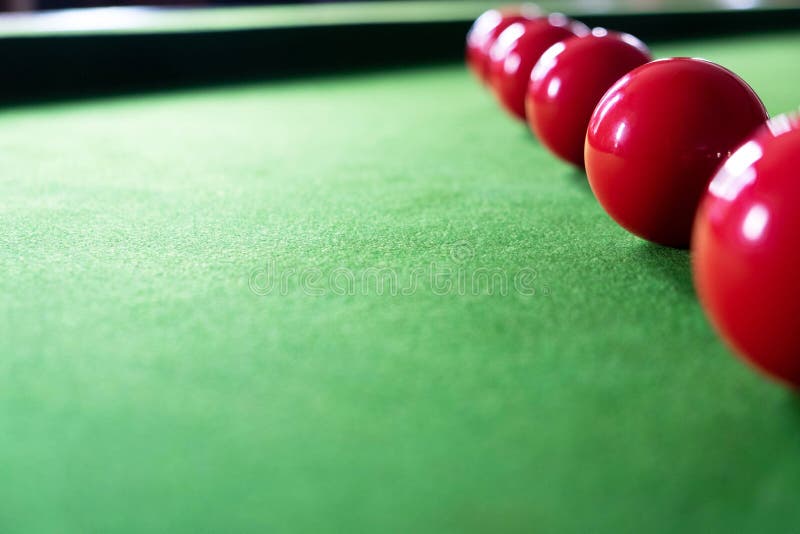 Playing, Establishing a Snooker Ball, a Red Ball and a Ball with ...